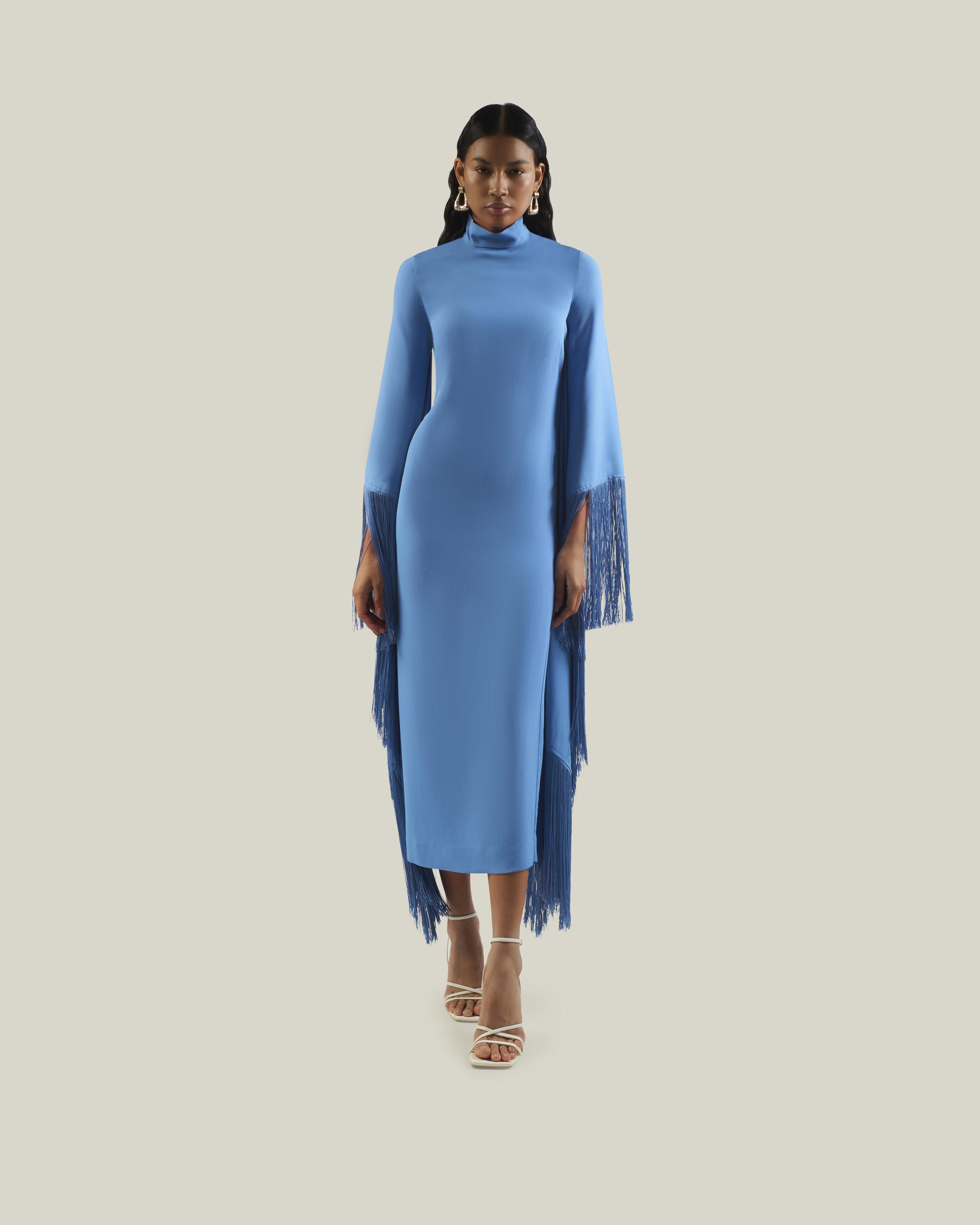 Del Mar Dress in Ocean – Taller Marmo Boutique